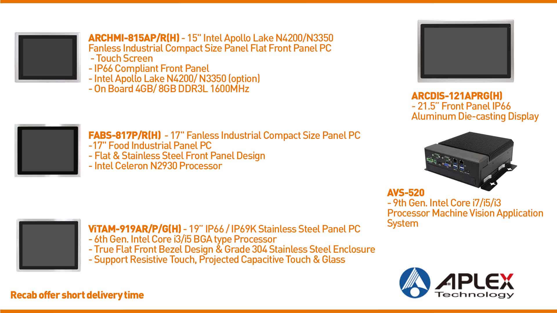 Recab - News from us & our suppliers - Projects - Events -Guidelines