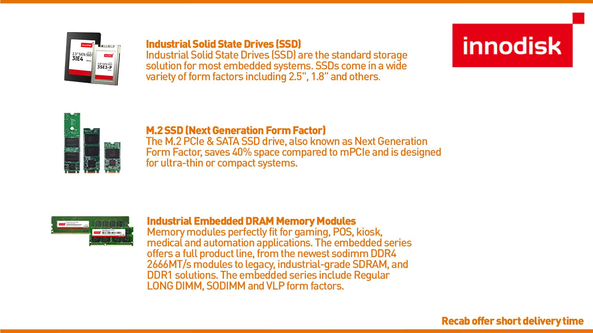 Recab - News from us & our suppliers - Projects - Events -Guidelines